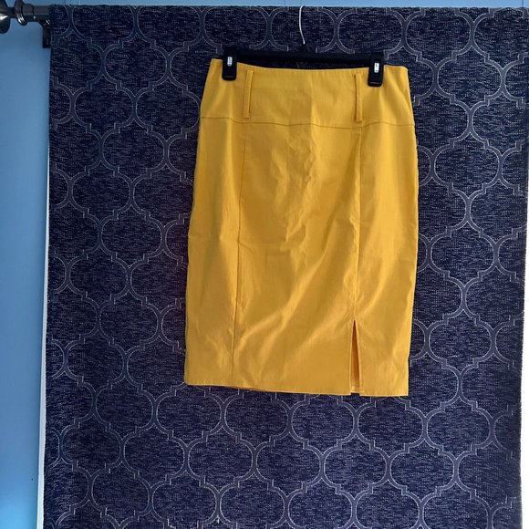belle poque | Skirts | Belle Poque Elegant Retro Womens Large Yellow ...